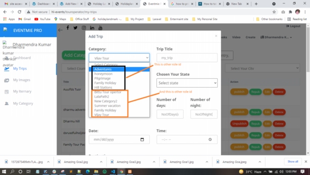 How get data in dropdown of multiple role id in Laravel - Artificial ...
