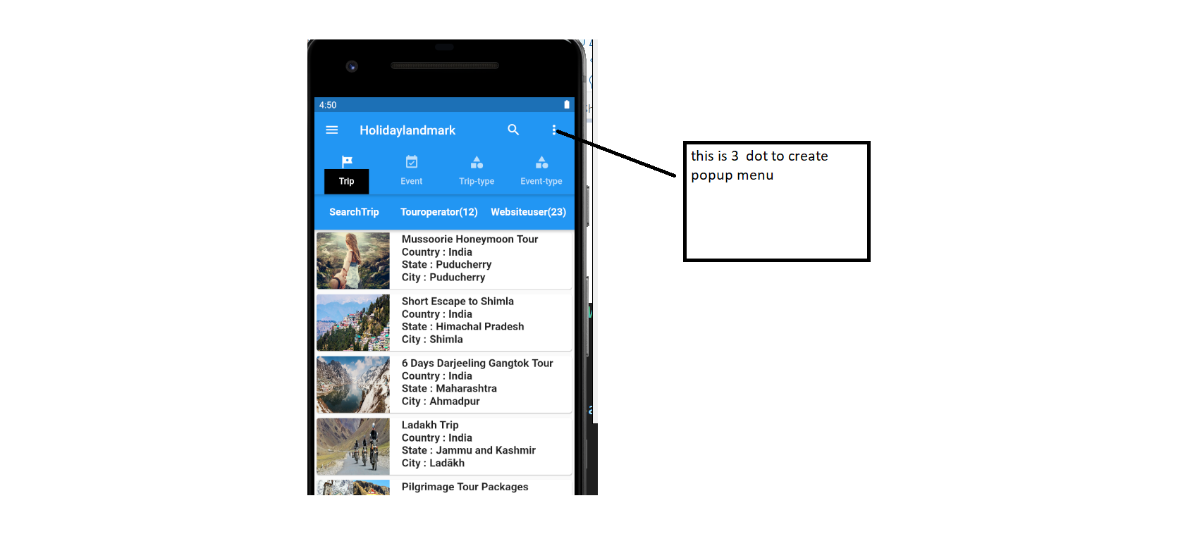 How To Create Pop Up Menu In Appbar With Routing Link In Flutter 