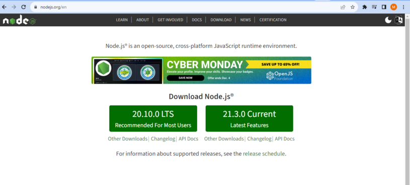 How to download and install Node.js in windows 10 - Artificial Intelligence